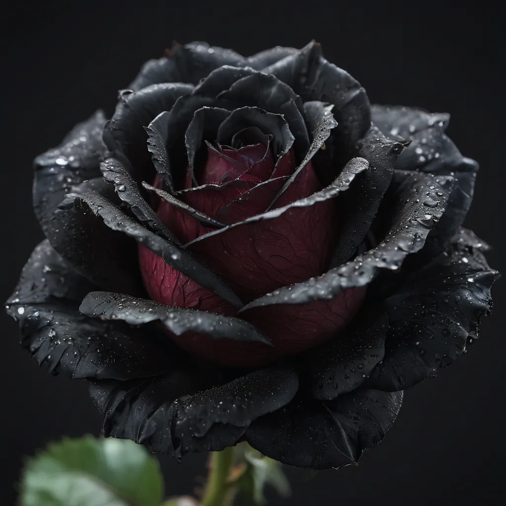 The Million Roses Black: Nature's Duality Unveiled